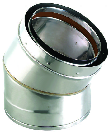 Z-Vent Double Wall 45 Elbow
